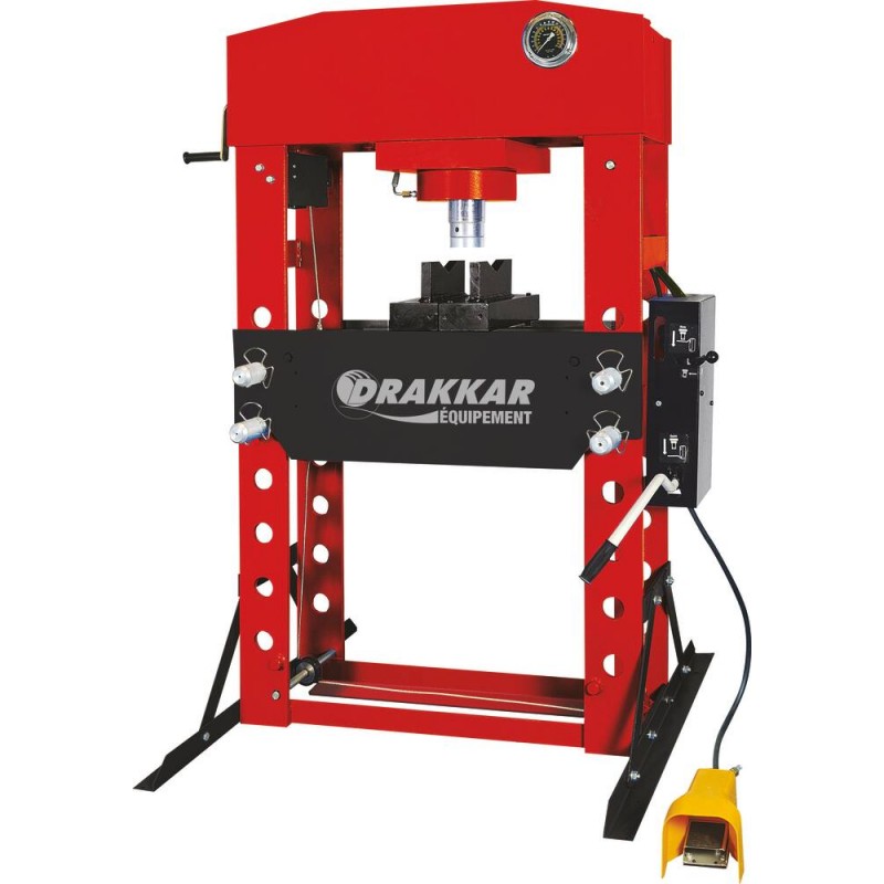 Presse d'atelier manuelle et pneumatique 100T DRAKKAR-10565