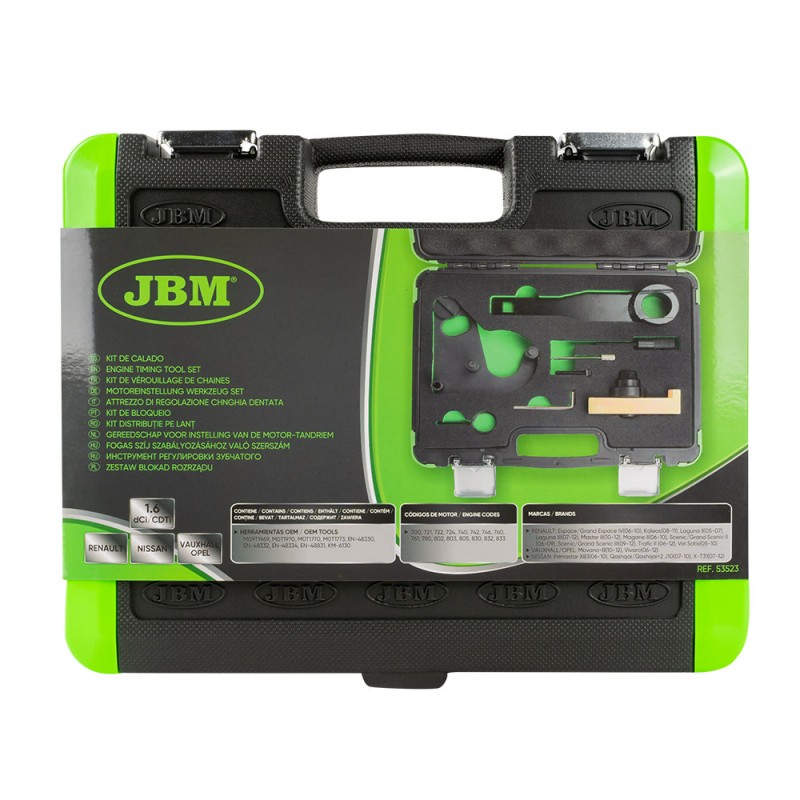 Coffret de calage moteurs M9R/M9T/R9M Renault, Nissan, Opel, Mercedes